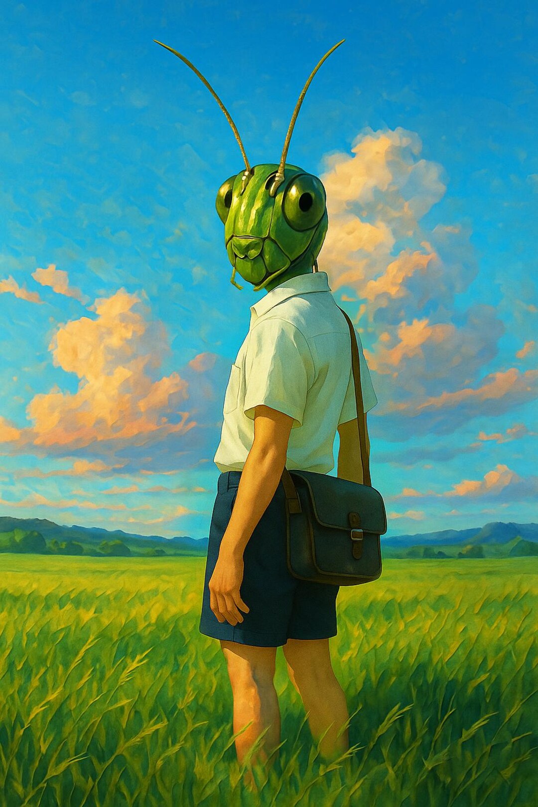 Wonder Boy – Surreal Digital Art Print | Dreamlike Field Poster ...