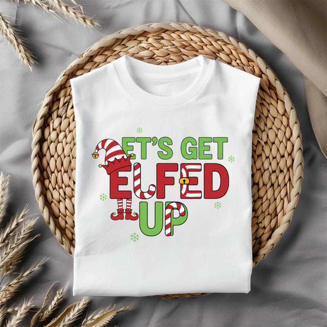 Et's Get Elfed up Retro Christmas PNG: (digital Download) - Etsy