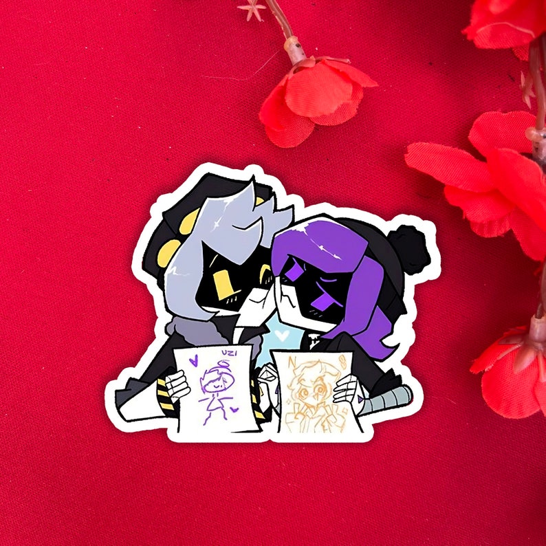 Murder Drones N Drawing Art Cute Sticker, Murder Drone Funny Sticker - Etsy