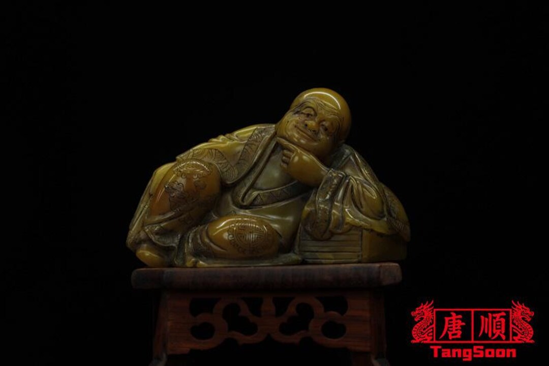 Z08 Collection Hand Craved Shoushan Stone Arhat Luo Han 寿山石罗汉 - Etsy