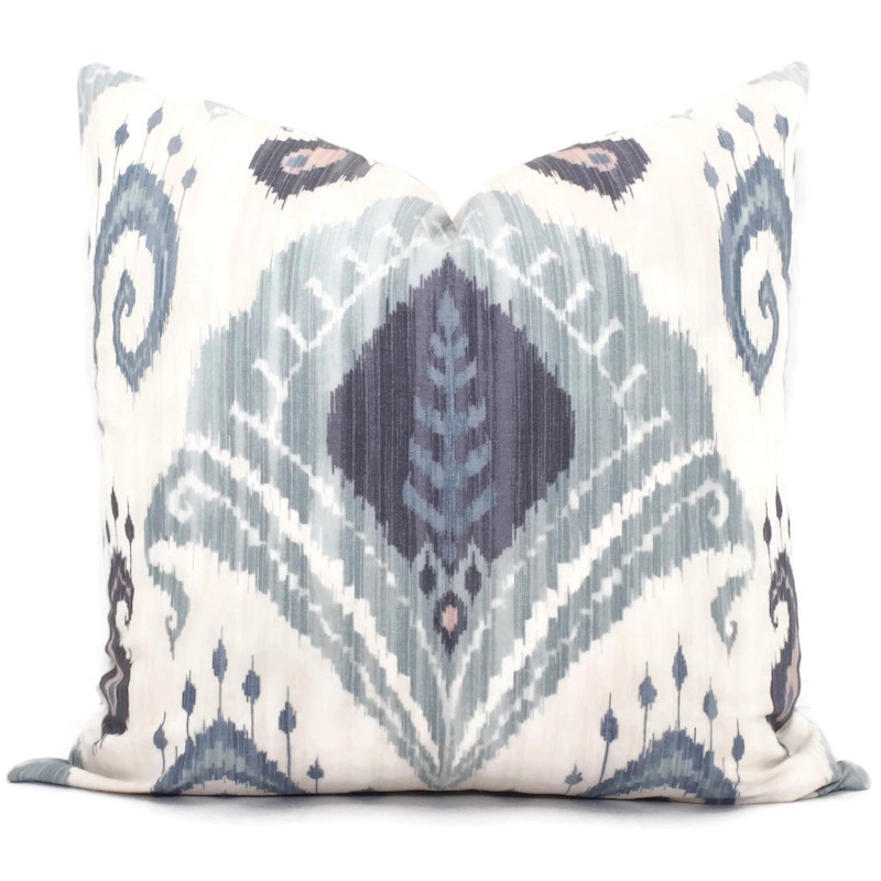 Ikat Lumbar Pillow - Etsy