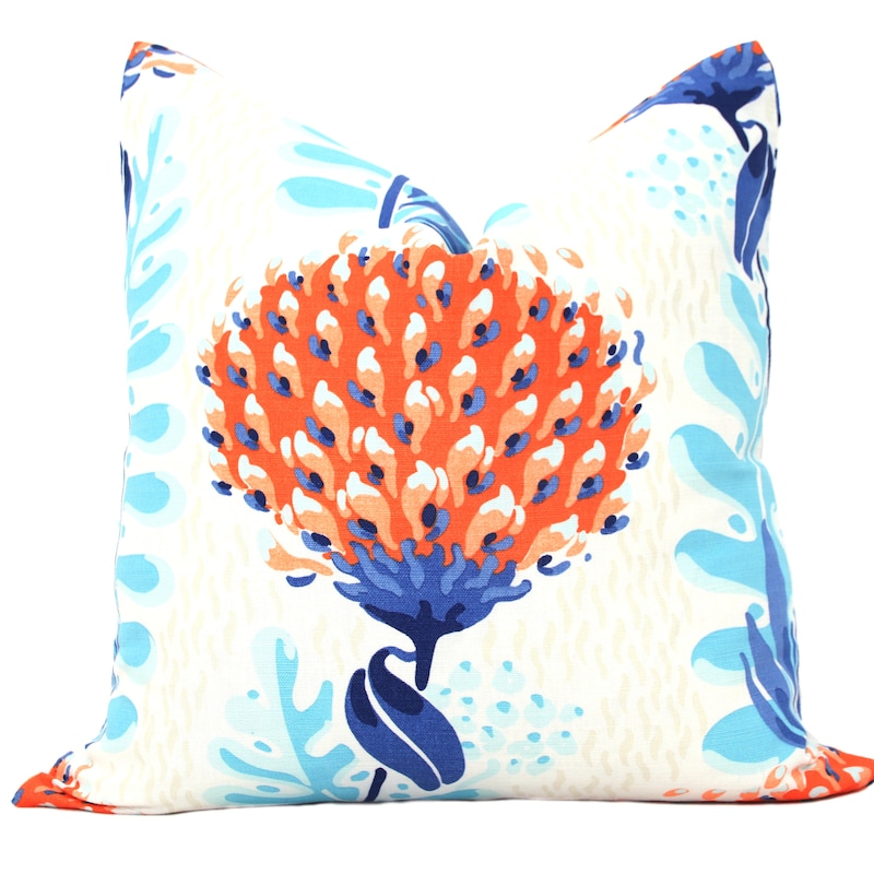 Coral Pillow - Etsy