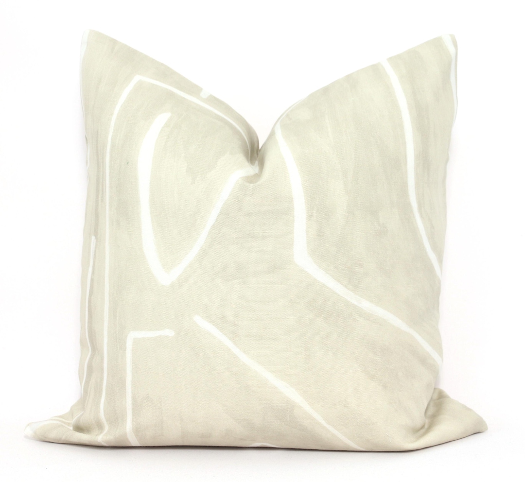 Lee Jofa Kelly Wearstler Parchment Graffito Decorative Pillow Cover ...