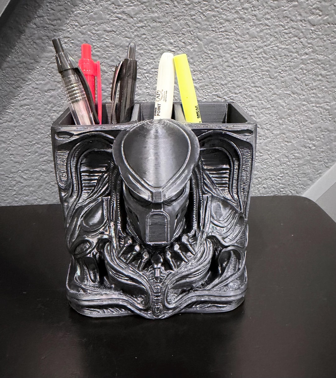 Predator Inspired Desk Organizer - 3D Printed Multi Compartment for ...