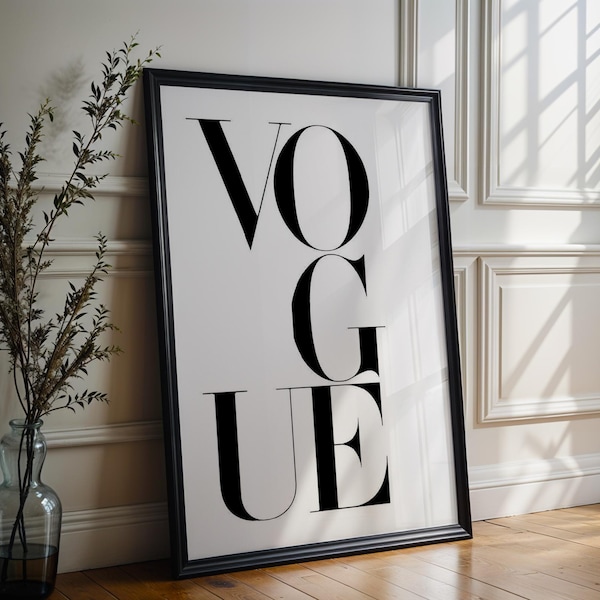 Vogue Poster - Etsy UK