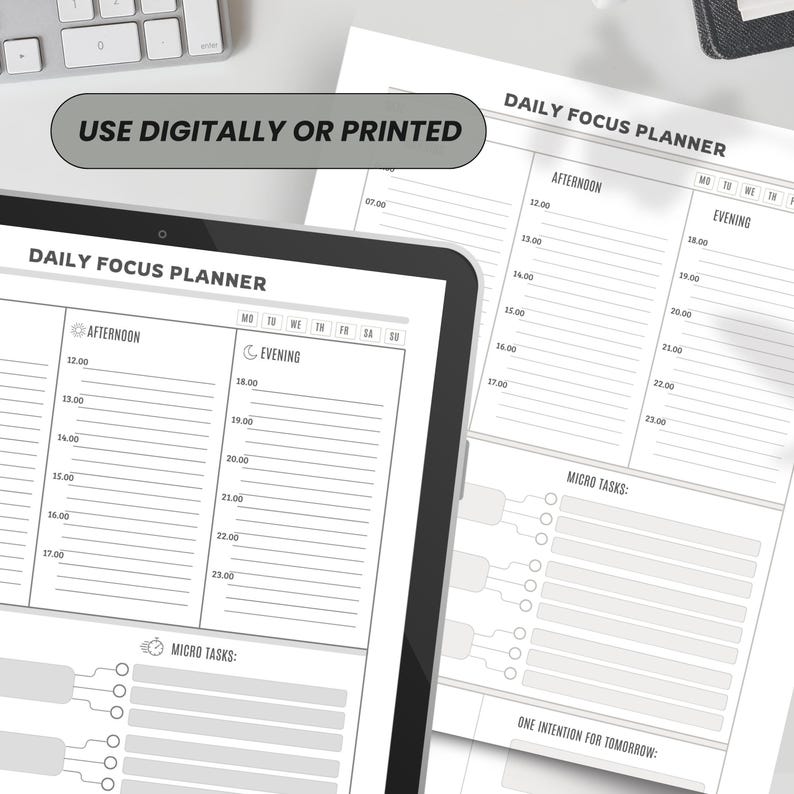 2026 Daily Planner | Mind Map (printable, A4 & US Letter) - Etsy