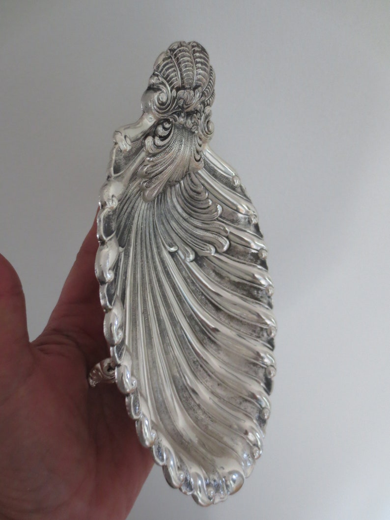 La Concha Silver Plate Oval Dish FB Rogers Shell Candy Serving | Etsy