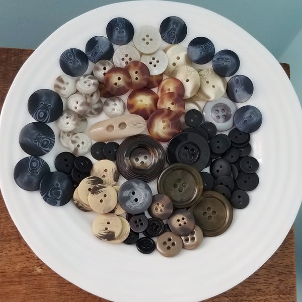 Blue Tortoise Button - Etsy