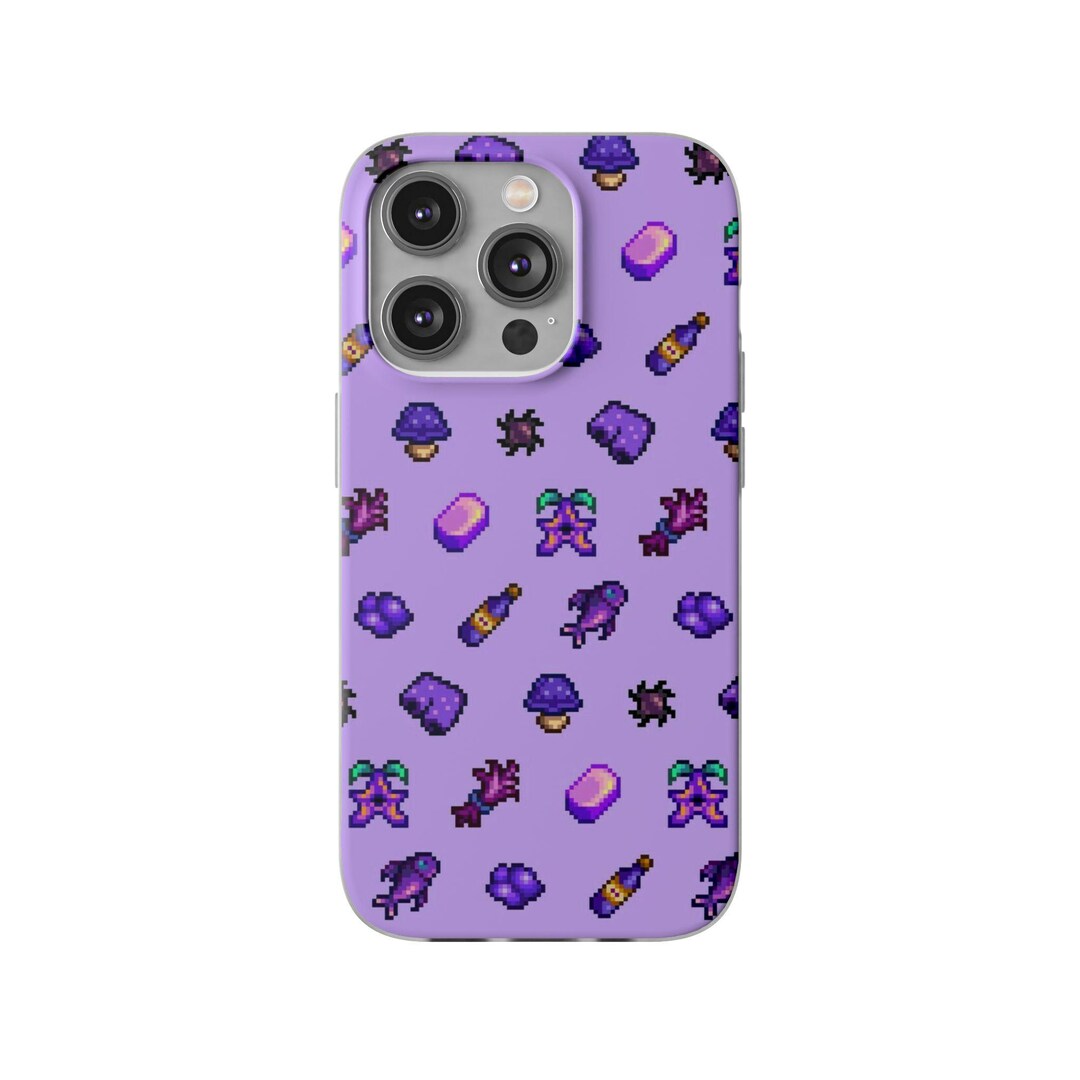 Stardew Valley Iridium Grade Phone Case: Pixel Farm Design - Etsy