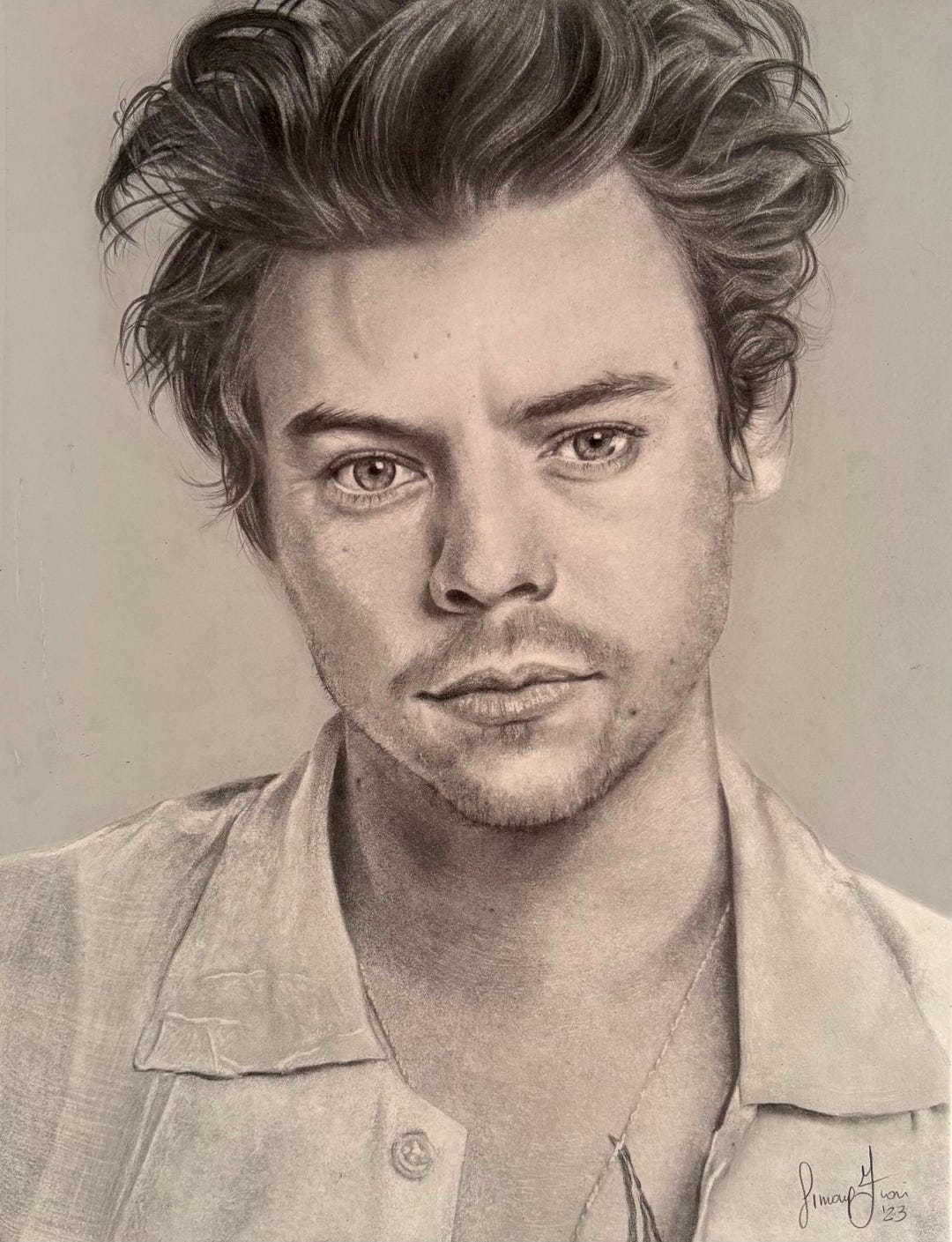 Print of Harry Styles Portrait - Etsy