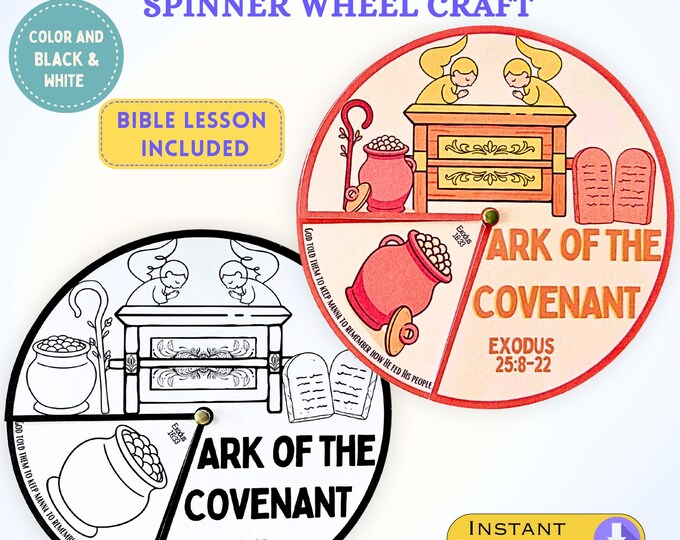 Ark of the Covenant Craft for Kids, DIY Interactive Bible Craft Inside ...