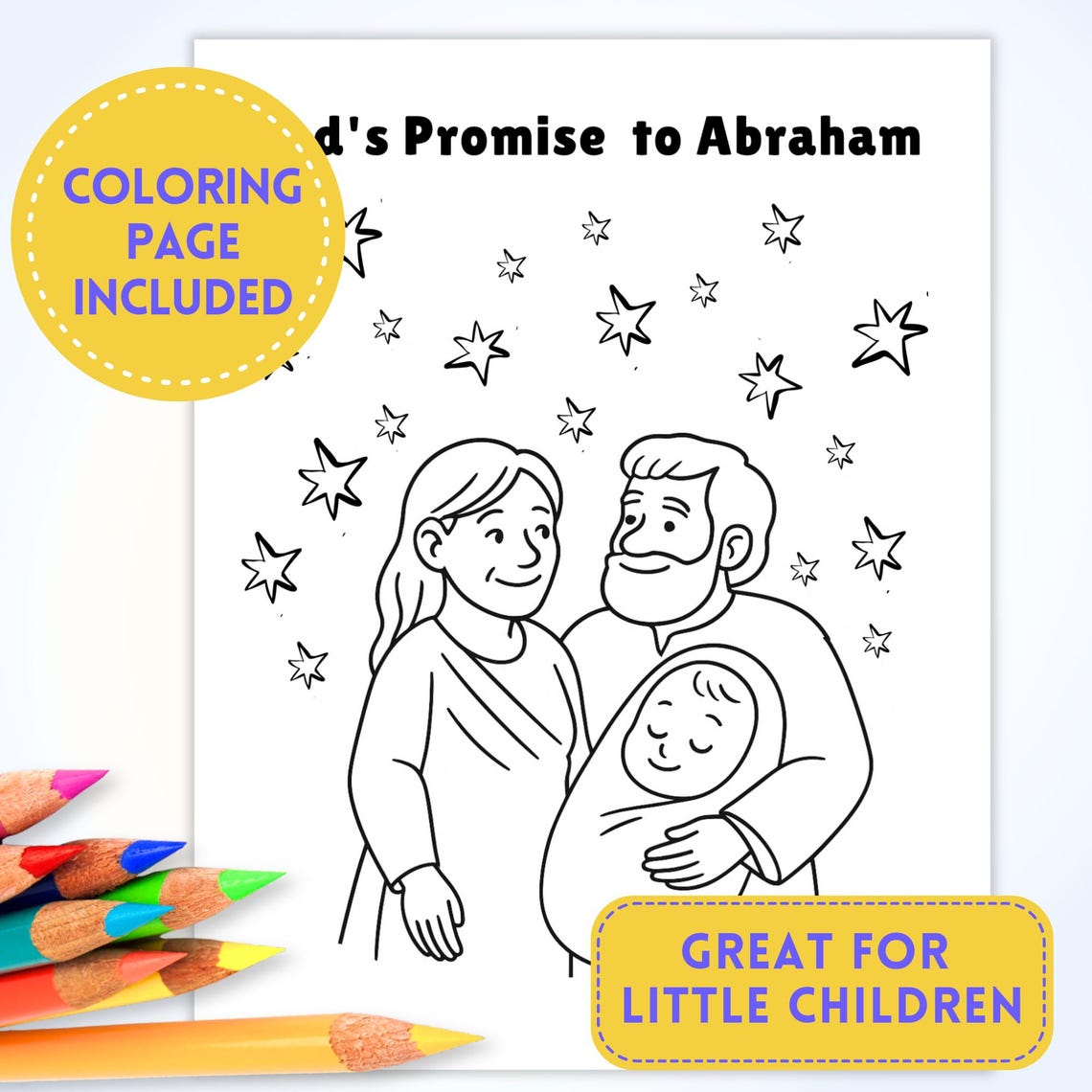 Abraham's Promise Bible Craft | Printable Sunday School Activity ...