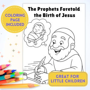 Prophets Foretold the Birth of Jesus Craft (PDF), Christmas & Advent ...