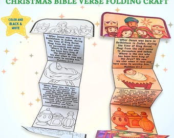 WISE MEN MAGI Gifts Printable Bible Story Craft | Activity for Kids ...