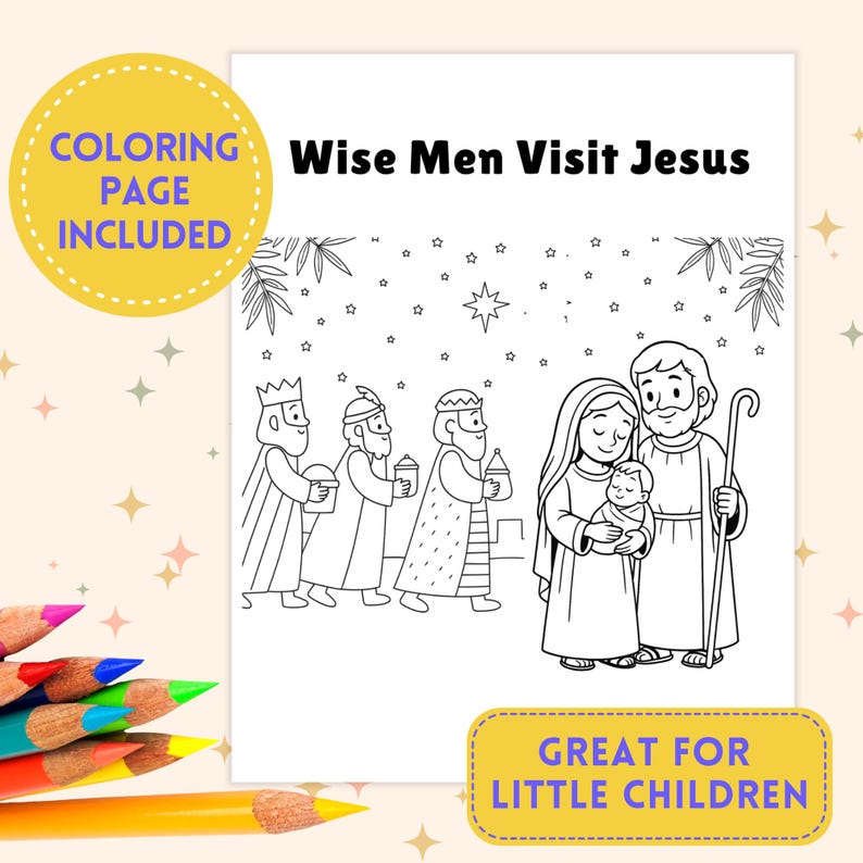 Nativity Agamograph Craft | Christmas & Epiphany Sunday School Activity ...