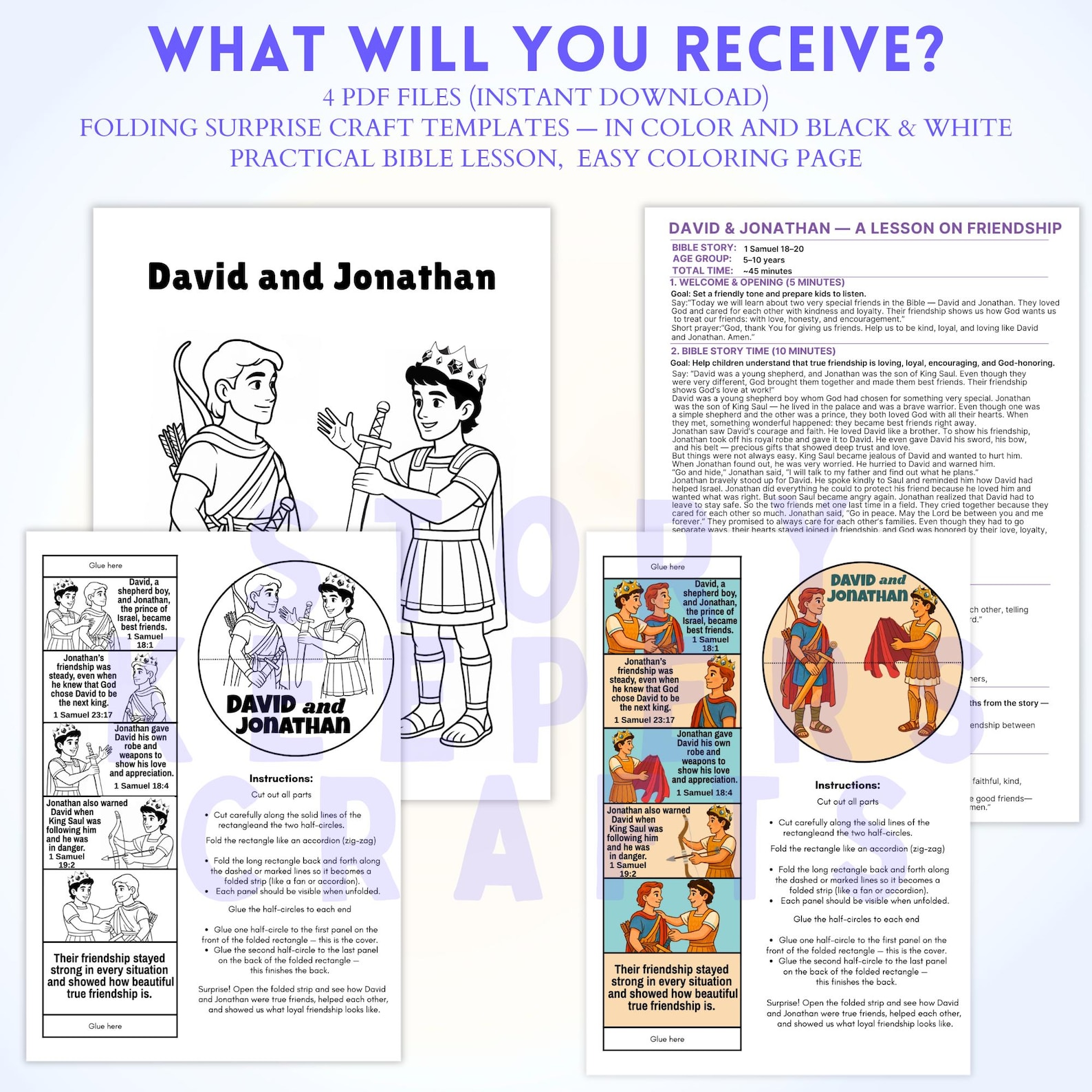 David and Jonathan Craft | Folding Surprise Coloring Activity ...