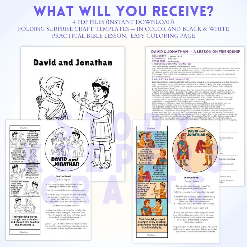 David and Jonathan Craft | Folding Surprise Coloring Activity ...