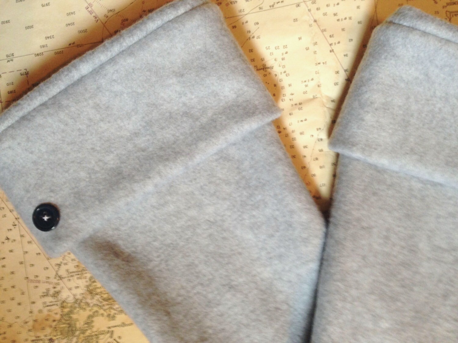 SLUGS Fleece Rain Boot Liners Solid Light Heather Gray Fall | Etsy