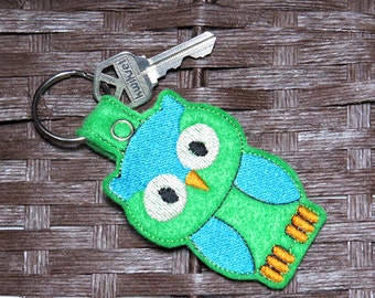 Owl keychain | Etsy