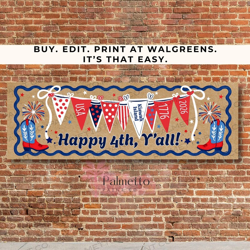 Reunion Painted Banner - Etsy