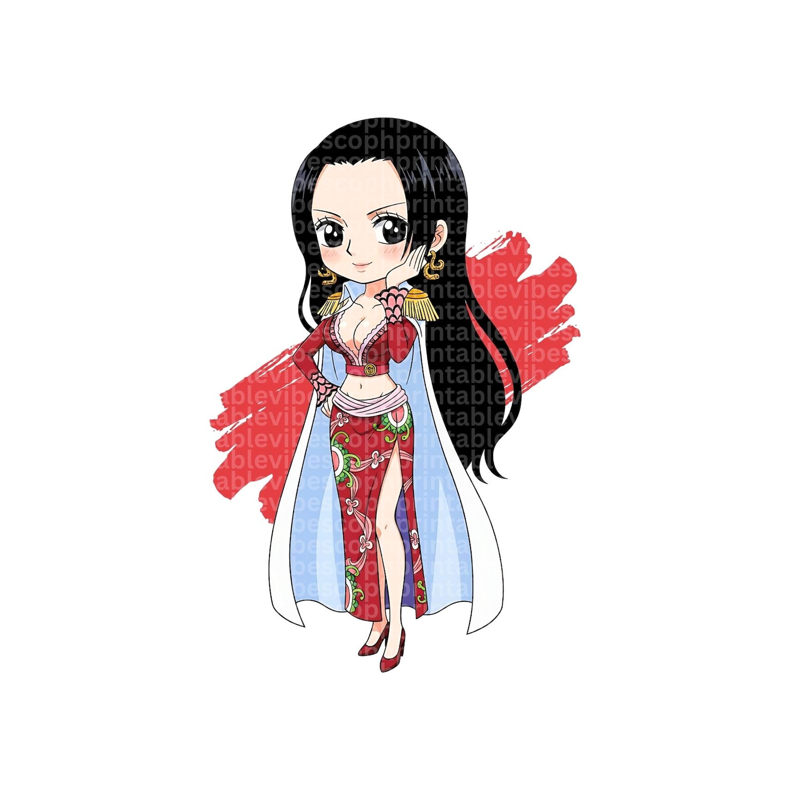 Anime Pirate Chibi Crew Clipart: 12 PNG Illustrations (digital Download ...