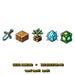 80 Block-building Game Clipart Bundle | Good for Stickers, Icons ...