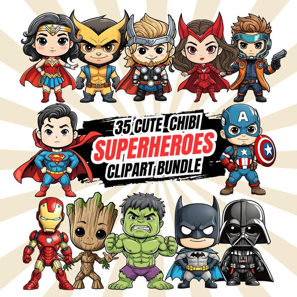 Chibi Dc - Etsy UK