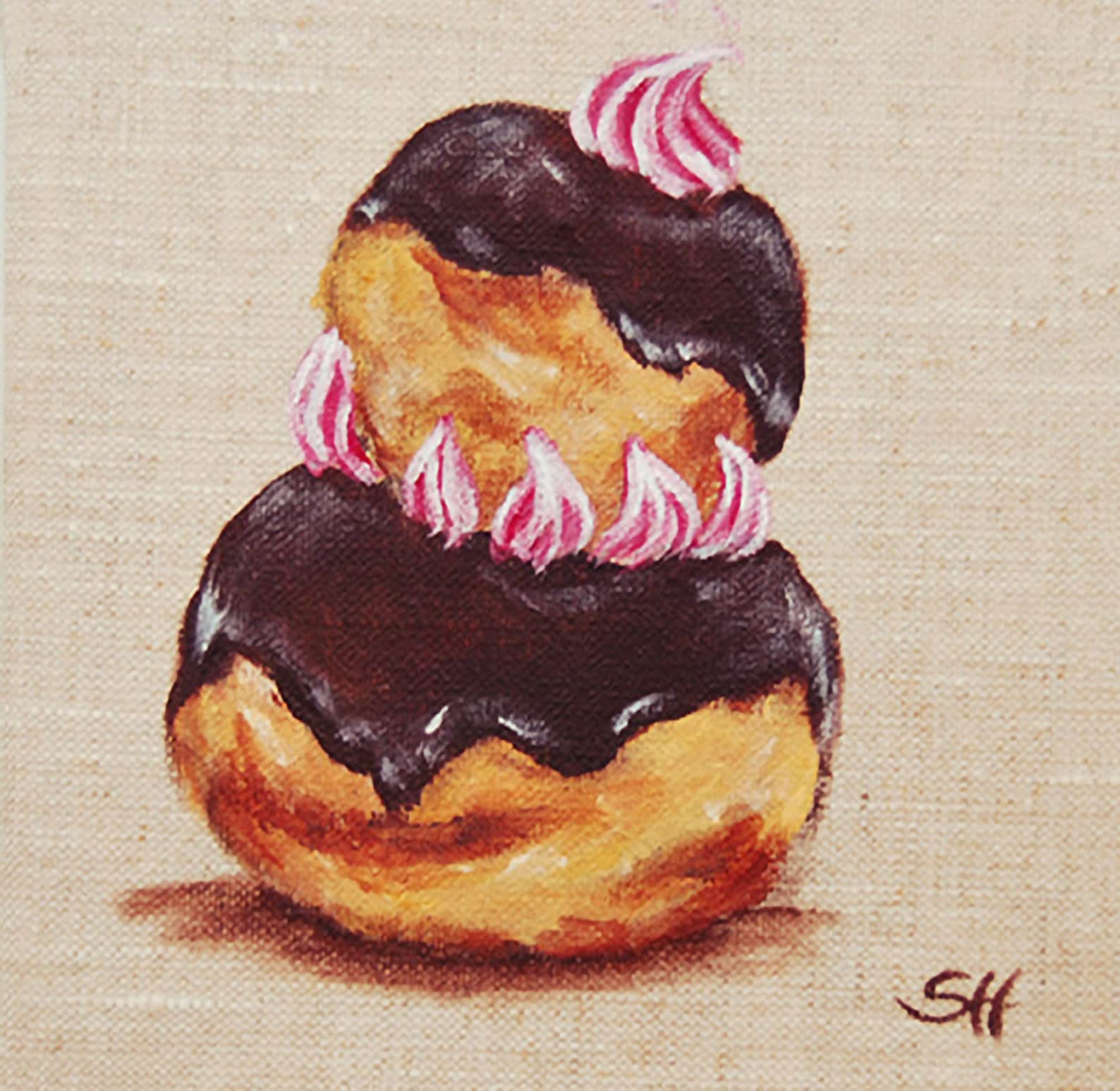 Tableau illustration gâteaux pâtisserie décoration murale pour - Etsy ...