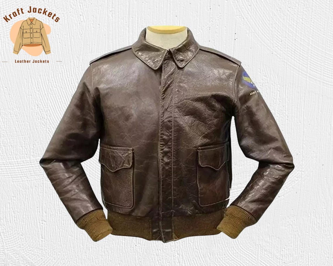 Chris Redfield Jacket Resident Evil – Made in Heaven A2 Brown Leather ...