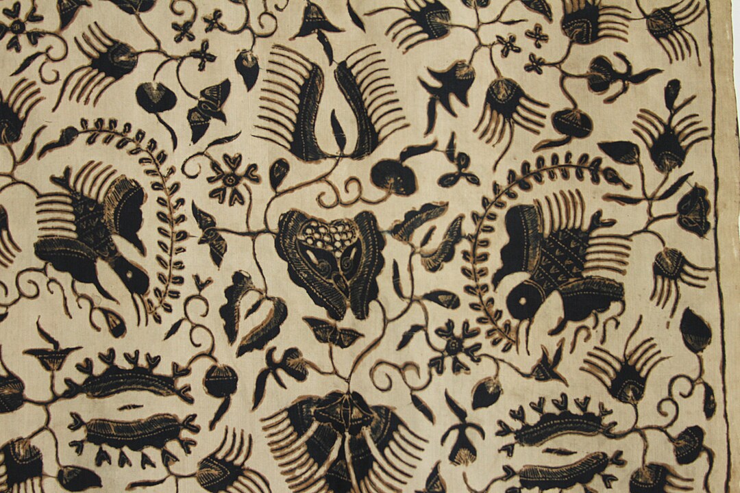 Antique Silk Indonesian Batik Scarf or Hanging Circa1900-1930 - Etsy