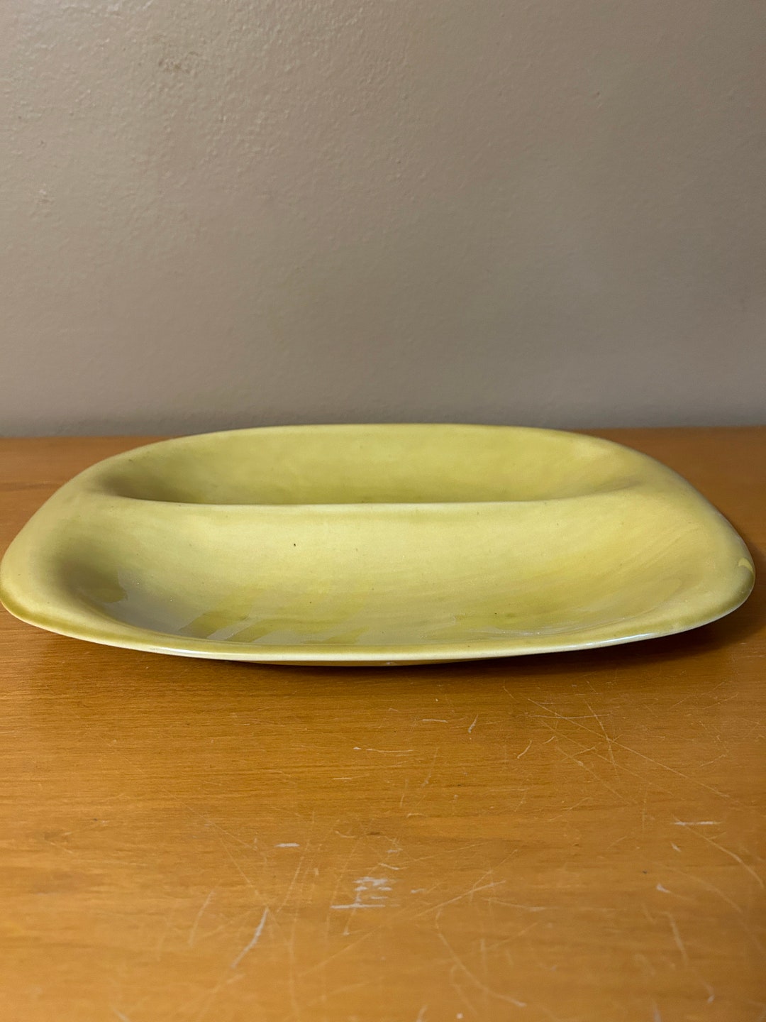 Vintage Russel Wright Divided Vegetable Serving Dish Steubenville ...