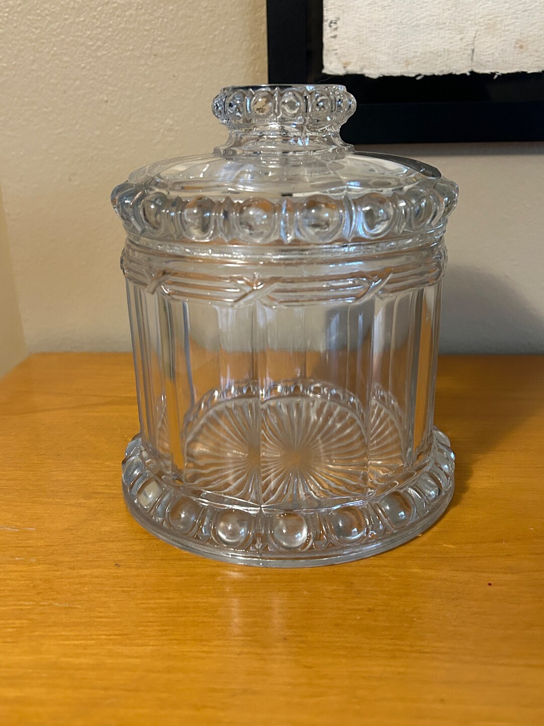 Antique Imperial Cube Cut Tobacco Jar / Humidor Drugstore Advertising ...