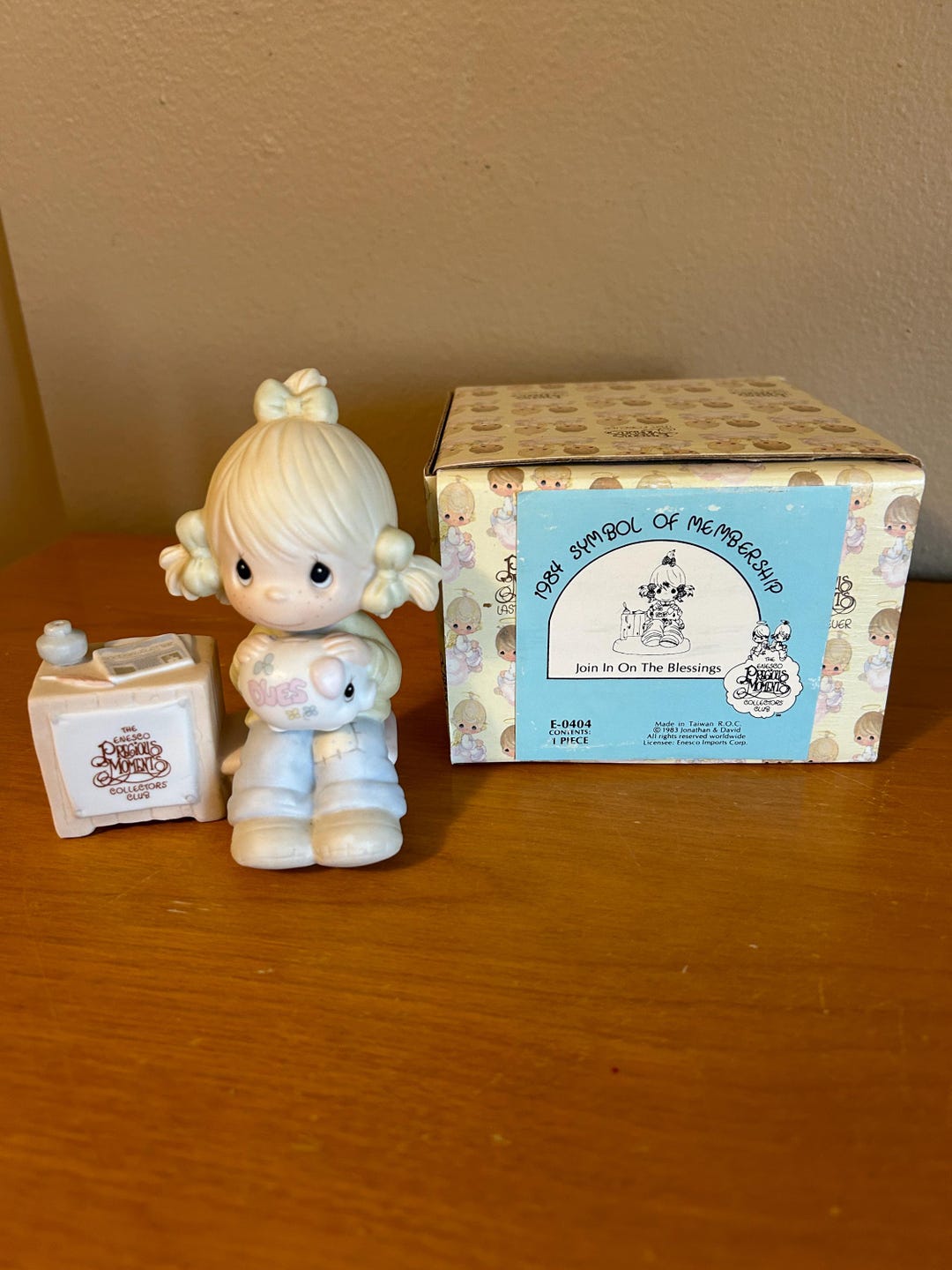 Vintage Precious Moments Join in on the Blessings Figurine Enesco E ...