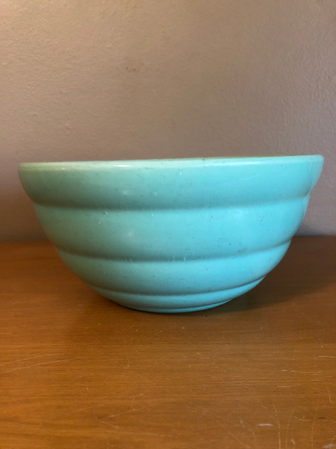 Vintage Bauer Ray Murray Gloss Pastel Kitchenware Bowl #12 USA Light ...