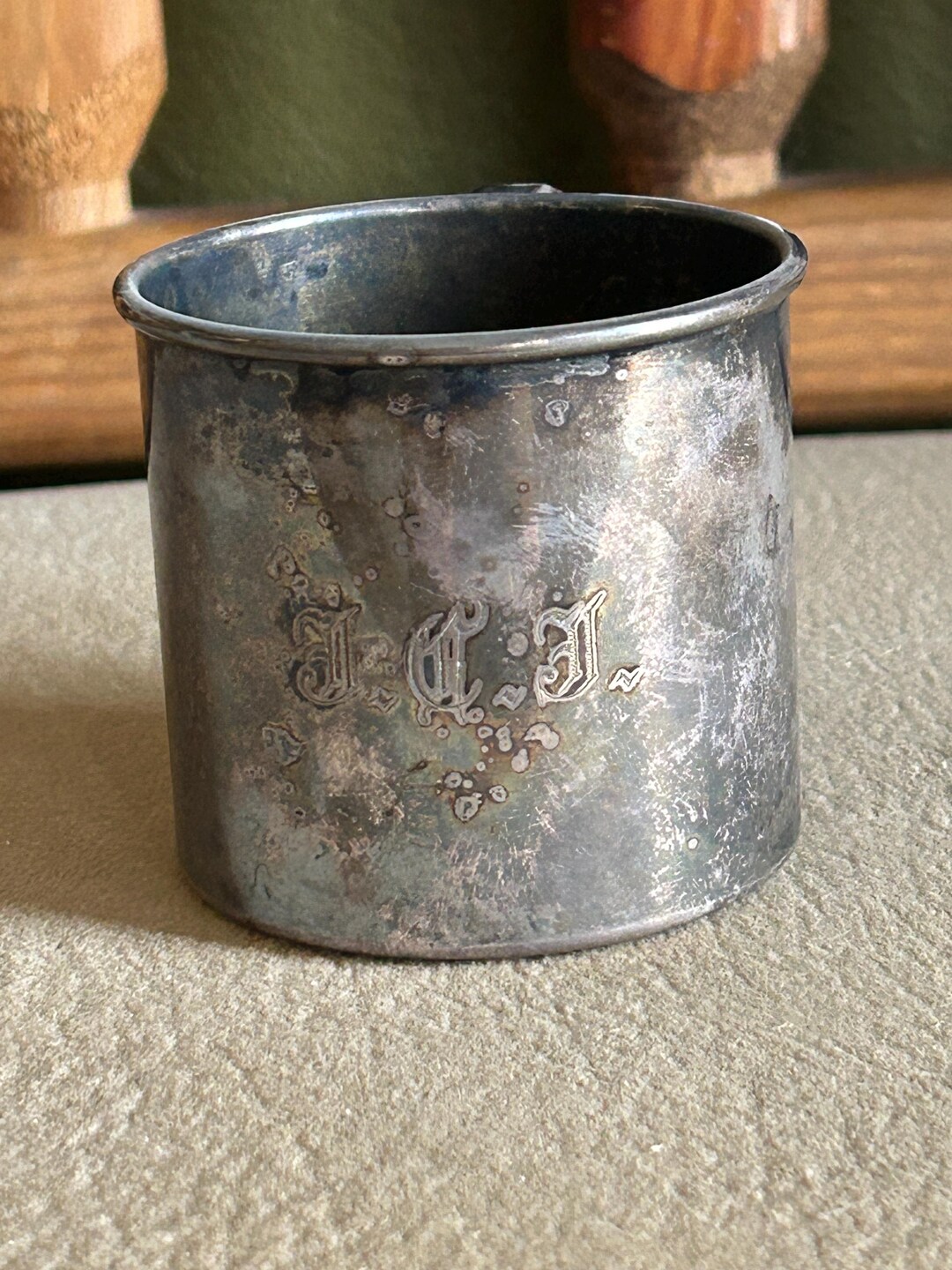 Vintage Silver Plate Baby Cup With Handle Community 00300 Engraved - Etsy
