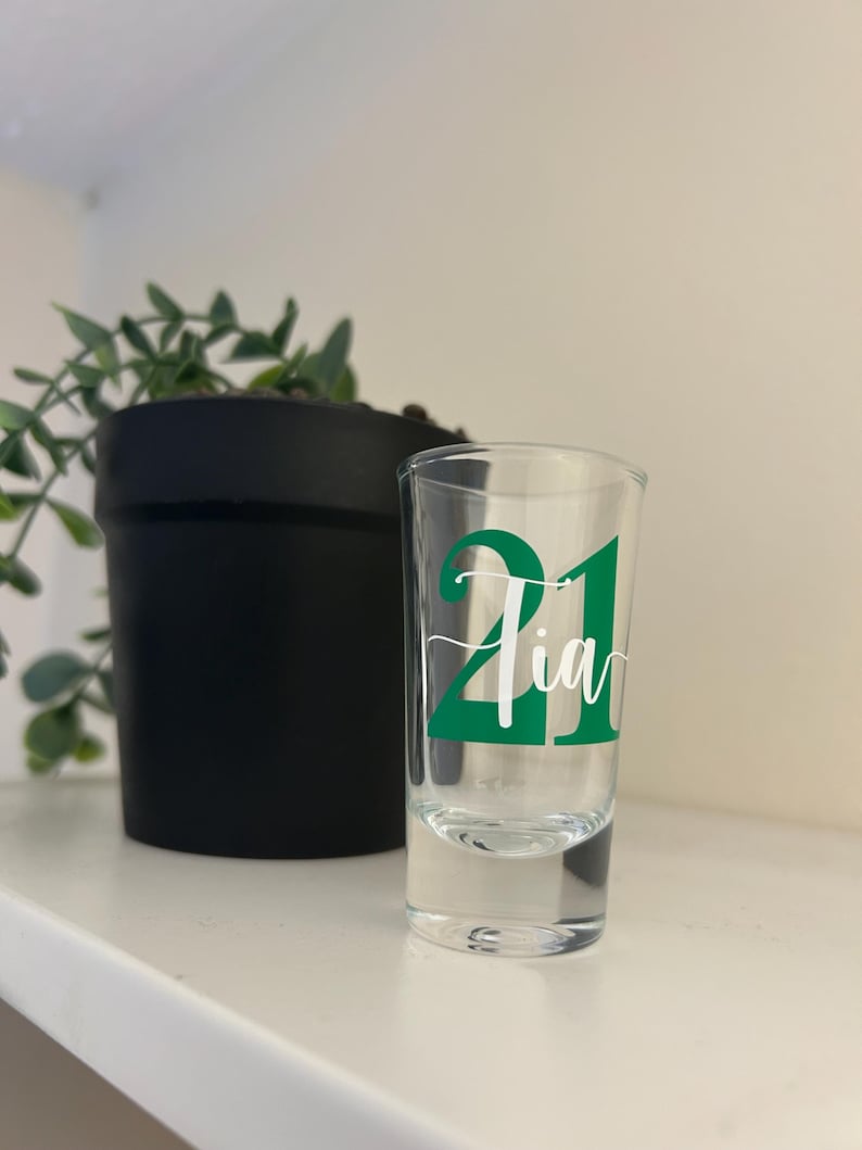 Personalised Celebration Shot Glasses Custom Name - Etsy UK