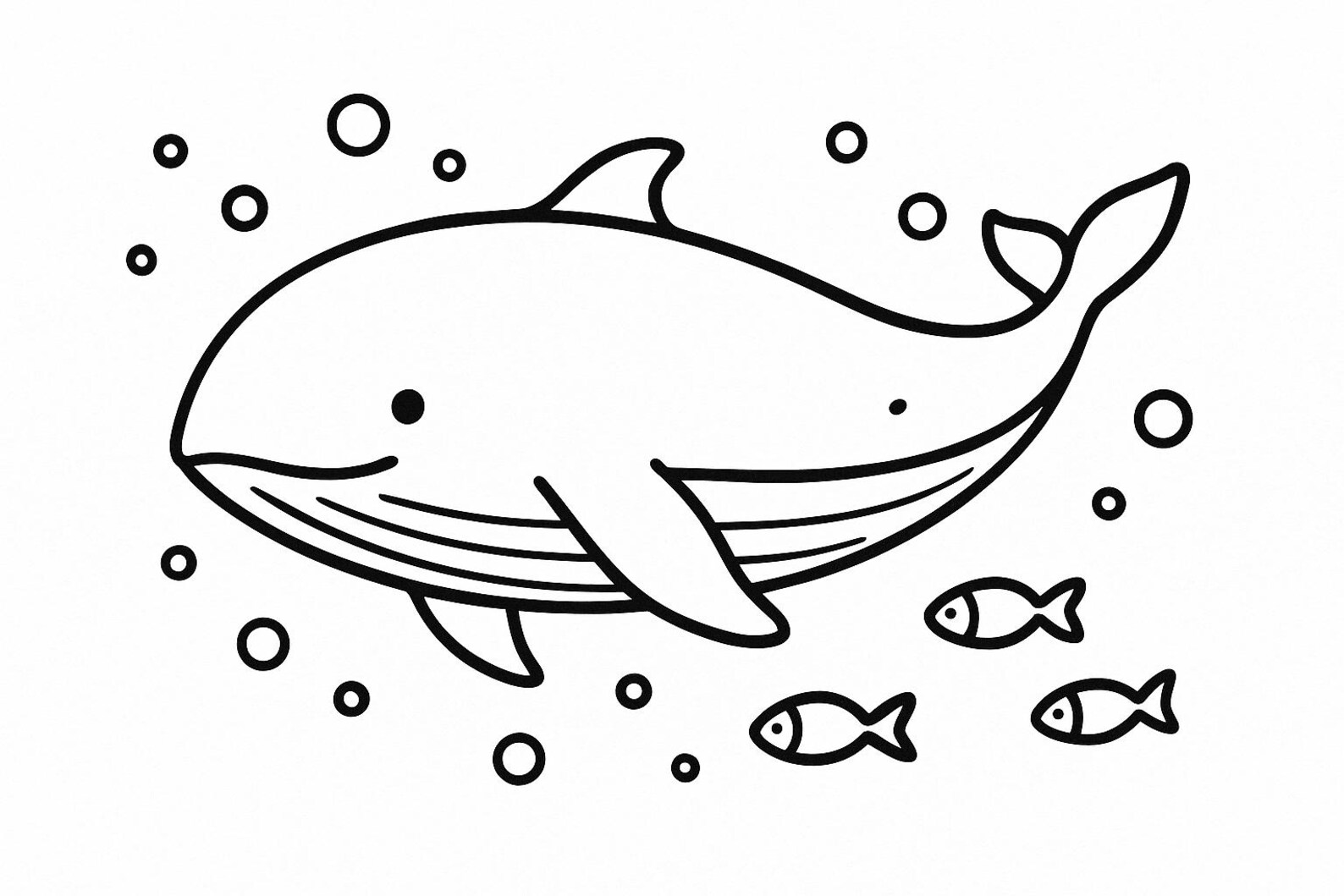30 Ocean Animal Doodle Coloring Page – A4 Printable Kids Activity ...
