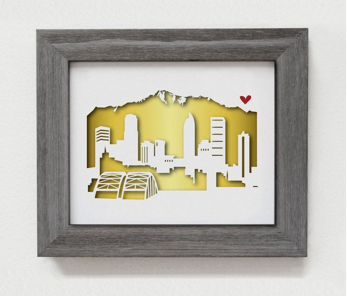 Denver Colorado Personalized Gift or Wedding Gift - Etsy