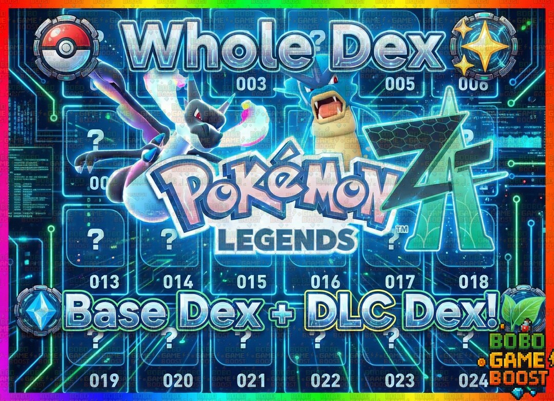 Whole Dex (base+ DLC) Alpha Pokémon Legends ZA - 6IV EV Combat Ready ...