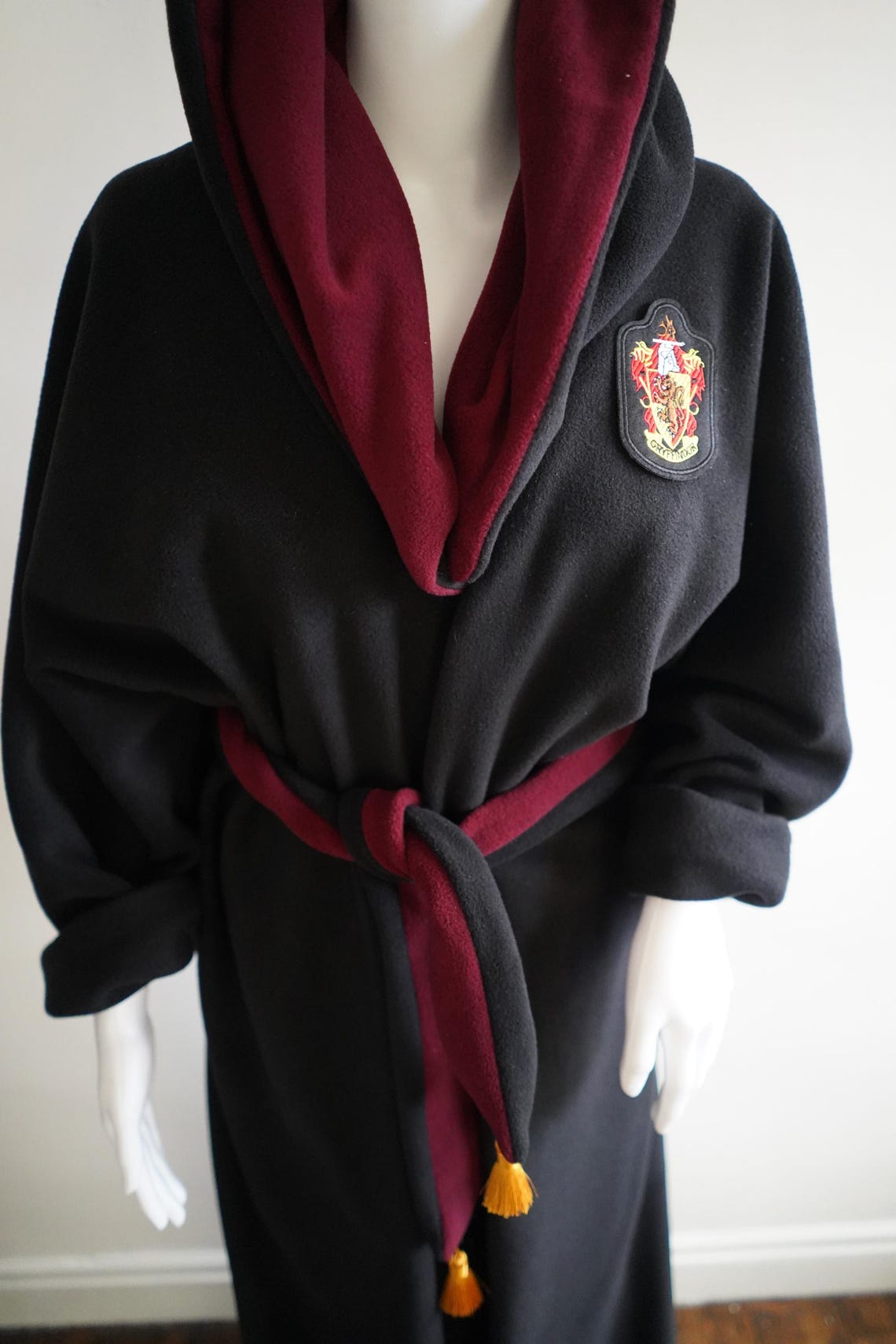 Harry Potter Inspired Gryffindor House Robe, Dressing Gown, Christmas ...