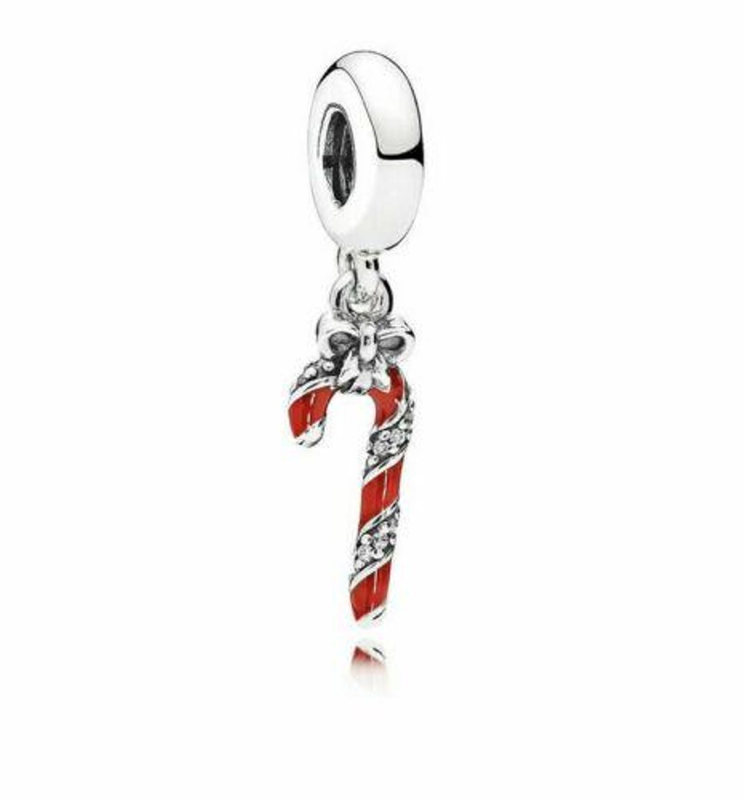 Pandora Sparkling Candy Cane Charm Christmas - Etsy UK