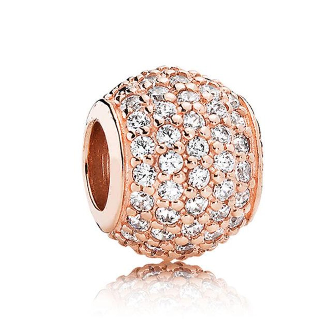 Pandora Rose Charm Pavé Lights Ball S925 Ale - Etsy