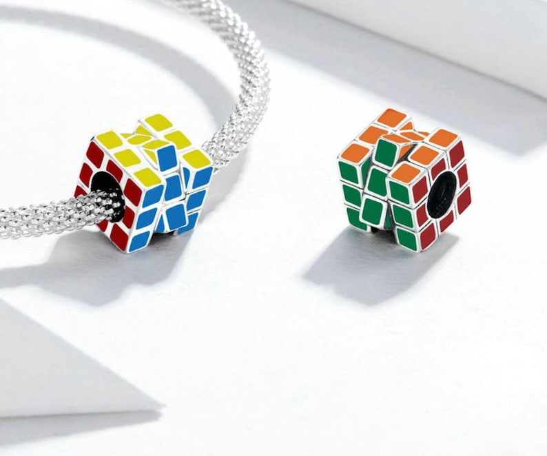Pandora Sterling Silver 925 Rubik’s Cube Charm Rubik Rubix Puzzle - Etsy