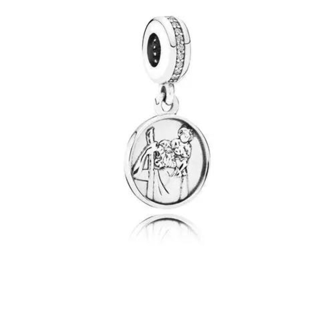 Pandora St.christopher. Patron Saint of Travel Charm +pouch - Etsy