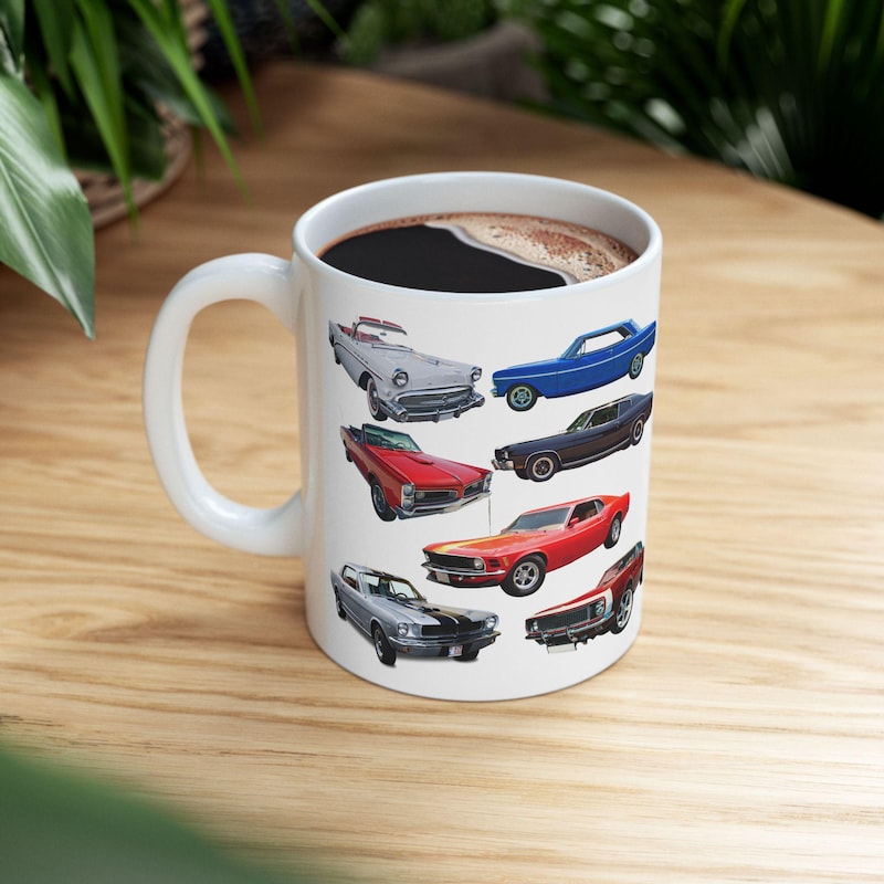 Muscle Cars Coffee Mug - Etsy