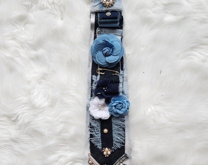 Denim Necktie - Etsy