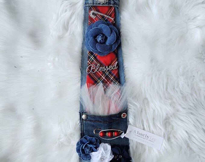 Custom Women’s Denim Necktie - Etsy