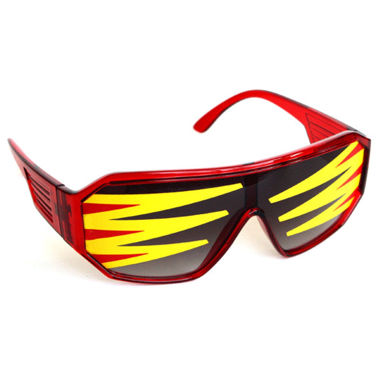 Rasslor Side Spikes Shield Sunglasses | Etsy