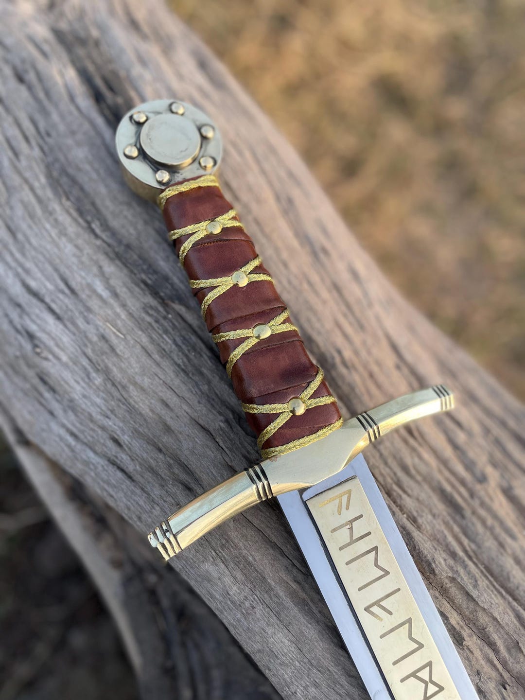 Handmade Merlin Excalibur Sword, Legend of King Arthur Magician Sword ...