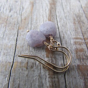 Raw Ruby Earrings, Rough, Tumbled Ruby Gemstone Nuggets, Simple, Small ...